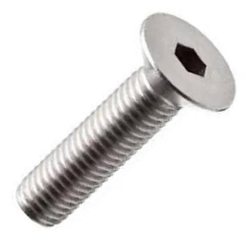 Tornillo Allen con cabeza plana M 6 x 25 de acero inoxidable, 100 ... Tornillo Allen con cabeza plana M 6 x 25 de acero inoxidable, 100 ...
