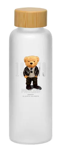 Garrafa De Vidro Tampa Bambu Urso Teddy Estiloso 1979 | MercadoLivre Garrafa De Vidro Tampa Bambu Urso Teddy Estiloso 1979 | MercadoLivre