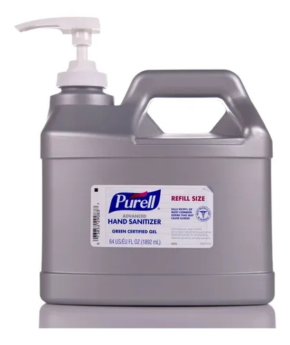 Gel Antibacterial Purell Con Dispensador 1.89 Litros 9684 Gel Antibacterial Purell Con Dispensador 1.89 Litros 9684