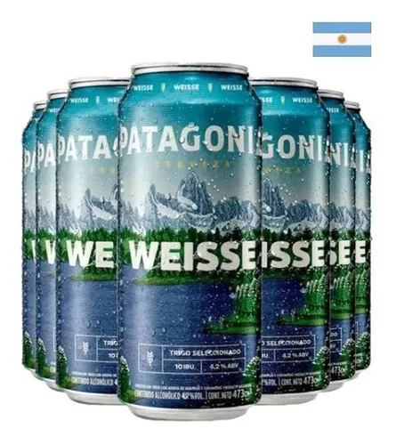 Promo Cerveza Patagonia Weisse X 12 Latas 473ml Meses Con Intereses