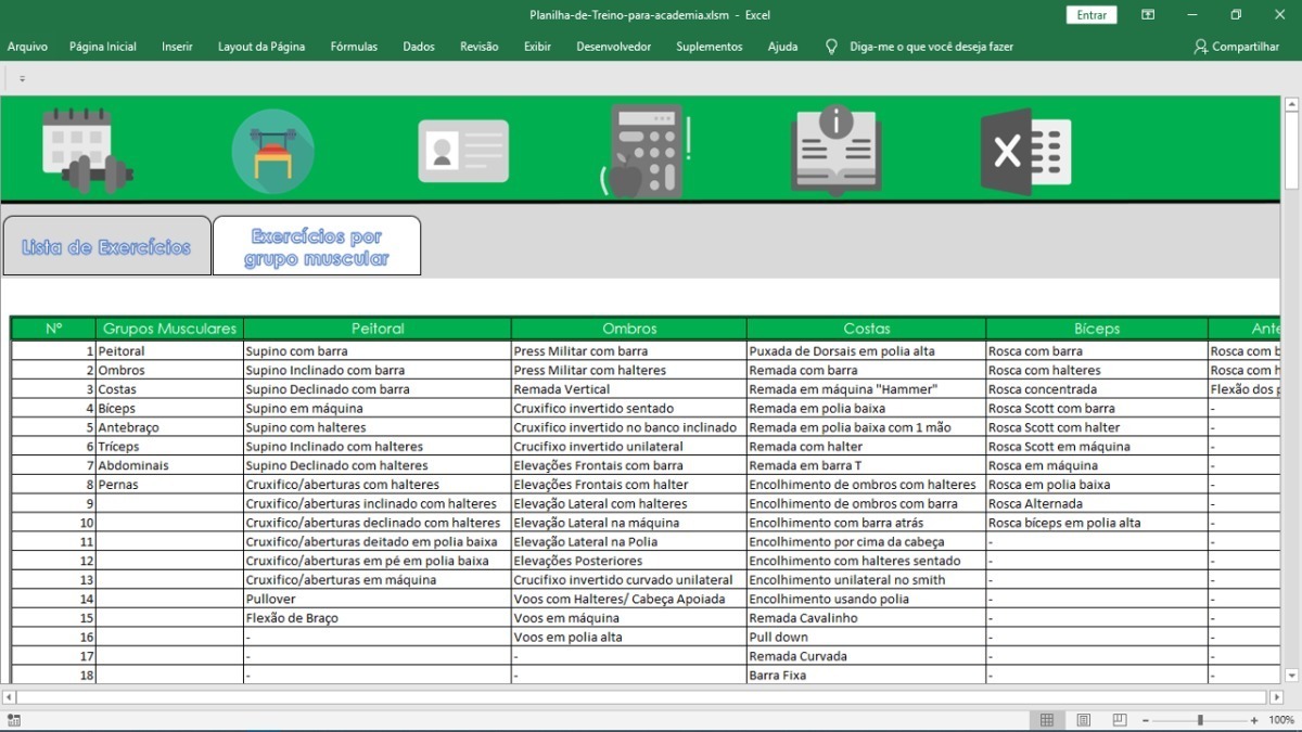 Planilha De Treino Para Academia | Excel Insano🙌 Descubra a emocionante ... Planilha De Treino Para Academia | Excel Insano🙌 Descubra a emocionante ...