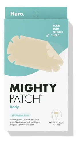Patch Hidrocolóide Mighty Patch Hero Cosmetics Body 4ct Parcelamento