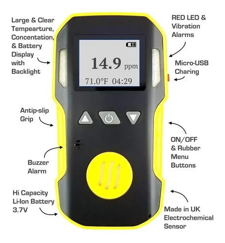 Detector De Gas No2 Dioxido De Nitrogeno Seguridad Clip en venta en ... Detector De Gas No2 Dioxido De Nitrogeno Seguridad Clip en venta en ...