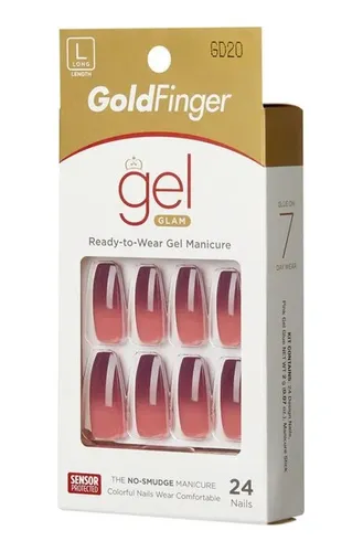 Uñas Artificiales Goldfinger Gel Terra 24un | Cuotas sin interés Uñas Artificiales Goldfinger Gel Terra 24un | Cuotas sin interés