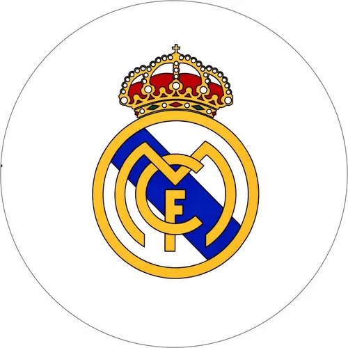 Painel Redondo Tecido Sublimado Real Madrid 1,50 M | Parcelamento sem juros Painel Redondo Tecido Sublimado Real Madrid 1,50 M | Parcelamento sem juros