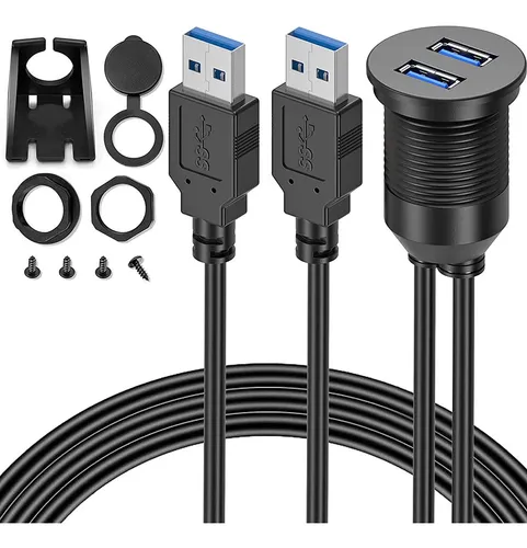 Cable De Extensión Panel Para Auto, Montaje Al Ras | Cuotas sin interés