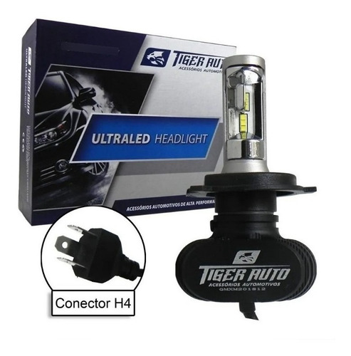 Par Lampadas Ultra Led H4 Tiger Auto 6000k Para Farol Carro ... Par Lampadas Ultra Led H4 Tiger Auto 6000k Para Farol Carro ...