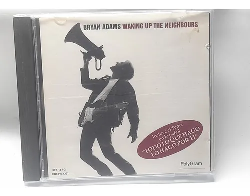 Cd Bryan Adams Waking Up The Neighbours -intr4- Cd Bryan Adams Waking Up The Neighbours -intr4-