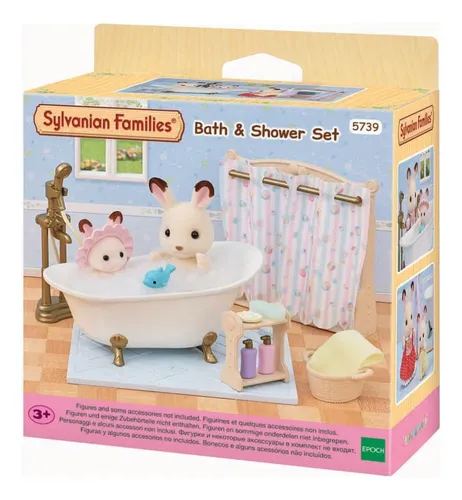 Sylvanian Families Set De Baño Y Ducha Ternurines Calico Envío Gratis