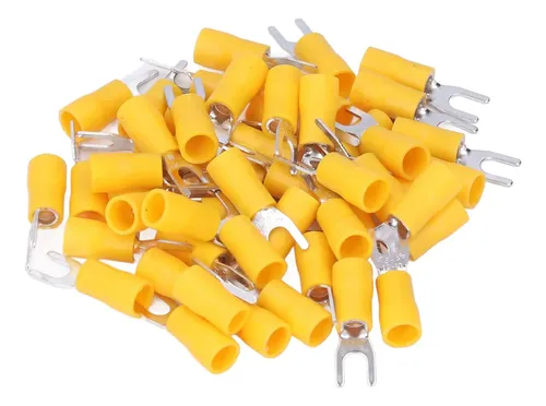 Conector De Cable Tipo U, 50 Piezas, Terminales De Horquilla | MercadoLibre