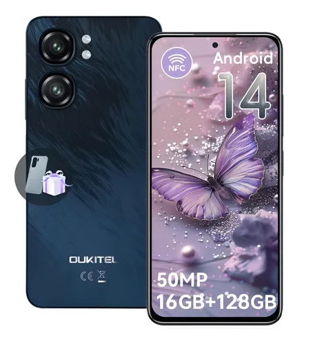 Oukitel C58 Teléfono Celular Inteligente Dual Sim 16(4+12)+128 Gb Expansión 1tb 5150mah 6.67in ...