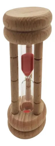 Reloj De Arena De Madera De 3 Minutos Con Forma De Reloj De | Cuotas ...