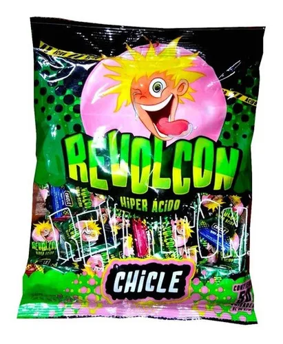 Chicle Hiper Ácido Revolcón Oka Loka Bolsa X 50 Und Mercadolibre