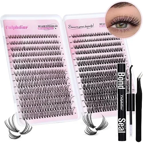 Extensiones De Pestañas Con Pegamento 560pz 30d 50d 8 16mm Meses Sin