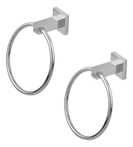 Kit 2 Suportes Porta Toalha Rosto Mãos Argola Metal | MercadoLivre Kit 2 Suportes Porta Toalha Rosto Mãos Argola Metal | MercadoLivre