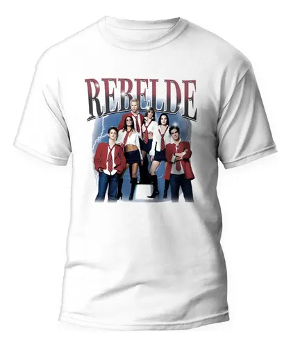 Camiseta - Rebelde Rbd Logo Novela Unissex V9 | Parcelamento sem juros
