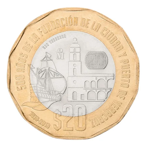 Moneda 500 Años De La Fundacion De Veracruz en venta en Guadalajara ... Moneda 500 Años De La Fundacion De Veracruz en venta en Guadalajara ...