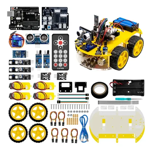 Juego De Kits De Coche Arduino Smart Robot Para Arduino Uno | Meses sin ...