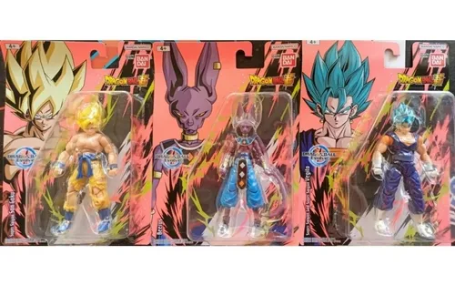 Dragón Ball Super Evolve 3 Pzas Goku Ssj Vegito Y Bills Cuotas Sin