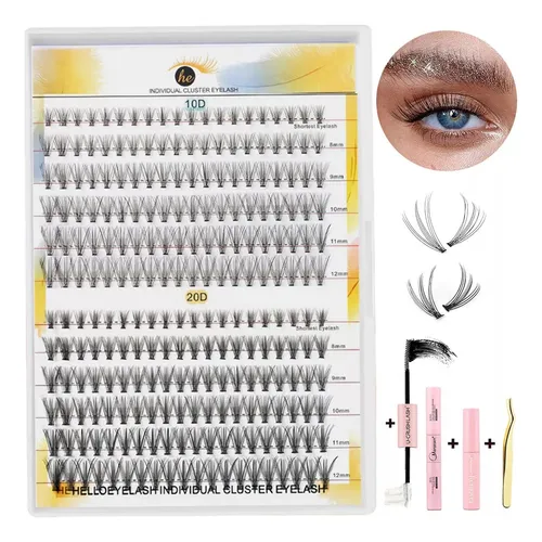 Kit De Racimos De Pestañas Mixtas Extensiones Pestañas Meses Sin Interés