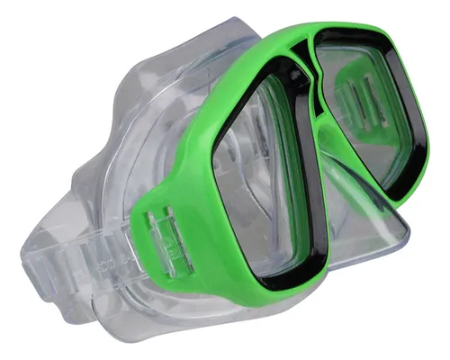Máscara de snorkel verde para mergulho | MercadoLivre Máscara de snorkel verde para mergulho | MercadoLivre
