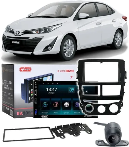 Radio Som Midia Android Carplay Gps Toyota Yaris 2018 19 20 ... Radio Som Midia Android Carplay Gps Toyota Yaris 2018 19 20 ...