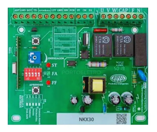 Placa Central De Comando Para Motor Eletrônico Rossi 433mhz | Frete grátis Placa Central De Comando Para Motor Eletrônico Rossi 433mhz | Frete grátis