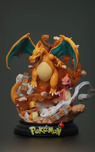 Archivo Stl Impresión 3d - Pokemon - Charizard Evolutions Archivo Stl Impresión 3d - Pokemon - Charizard Evolutions