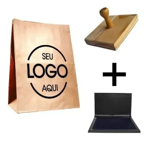 Kit 1 Carimbo Grande Personalizado + 1 Carimbo Automatico | Frete grátis Kit 1 Carimbo Grande Personalizado + 1 Carimbo Automatico | Frete grátis