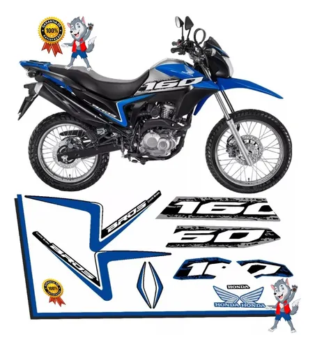 Kit Faixas Adesivos Bros 160 Esdd 2020 2021 Azul Kit Faixas Adesivos Bros 160 Esdd 2020 2021 Azul