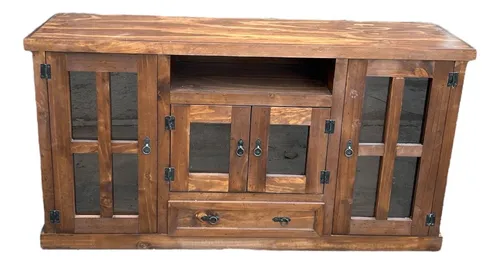 Rack Rústico Tv | Cuotas sin interés