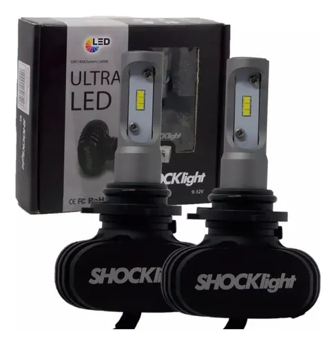 Par Ultra Led Lampada Farol Shocklight Universal 6000k 50w | Frete grátis Par Ultra Led Lampada Farol Shocklight Universal 6000k 50w | Frete grátis