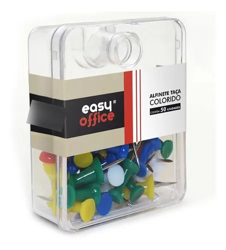 Alfinete Para Mapa Tipo Taça 100103 Easy Office Cx 100 Un Alfinete Para Mapa Tipo Taça 100103 Easy Office Cx 100 Un