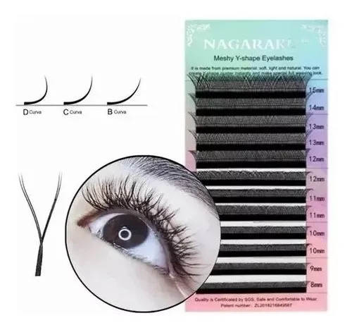 Extensiones Pestañas Blister Nagaraku Y Hawaiano Meses Sin Intereses