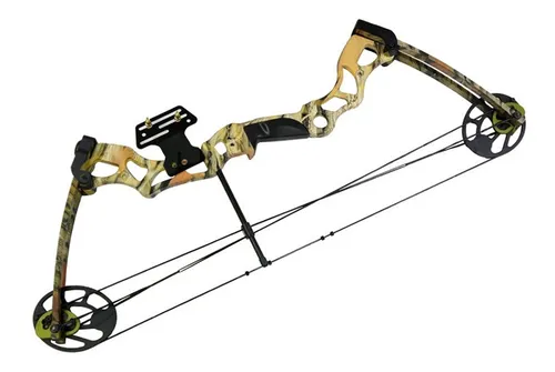 Arco Compuesto Poleas Profesional 50 70 Libras Flechas Caza Color Camo | MercadoLibre