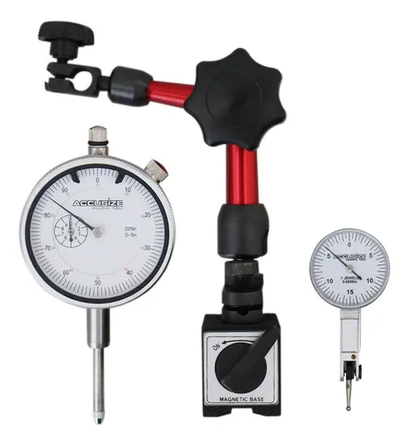Bases Magnéticas Con Reloj Indicador De Carátula Envío Gratis