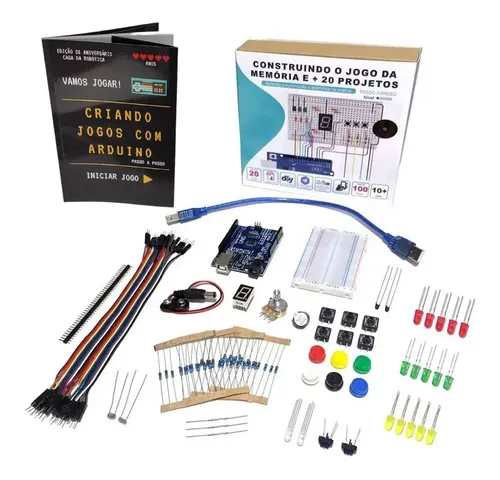 Kit Iniciante Livro Criando Jogos Para Arduino C Tutorial