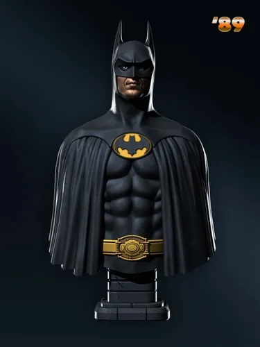 Archivo Stl Impresión 3d Batman Michael Keaton Bust 89 Cuotas Sin