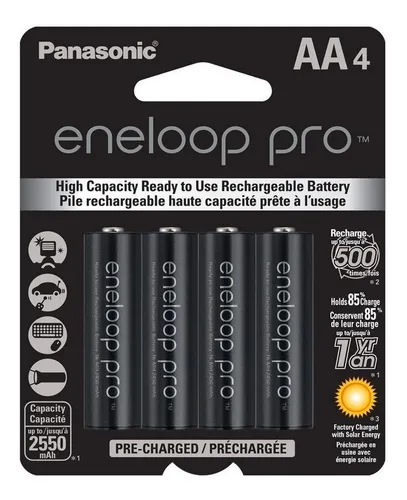Baterias Recargables Panasonic Eneloop Pro 4 Aa Mercadolibre
