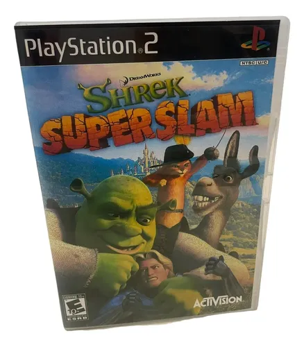 Shrek Super Slam Play 2 Com Capa E Pôster Ps2 | MercadoLivre