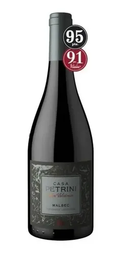 Vino Casa Petrini Roca Volcanica Malbec Tupungato | MercadoLibre