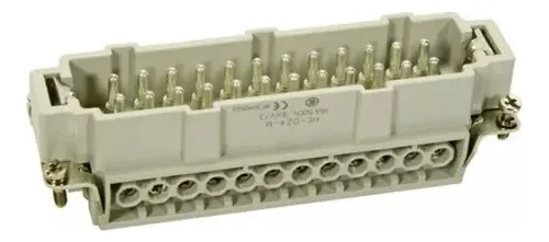 Conector 24 Pines Dos Hileras Tipo Harting / Generico