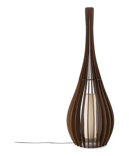 Luminaria De Chao Em Mdf E Difusor De Tecido Acrab 150cm | Frete grátis Luminaria De Chao Em Mdf E Difusor De Tecido Acrab 150cm | Frete grátis
