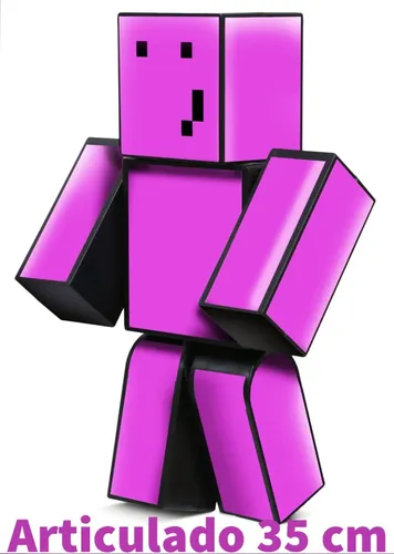 Boneco Melzinha Youtuber Minecraft Articulado 35cm Algazarra Frete Grátis