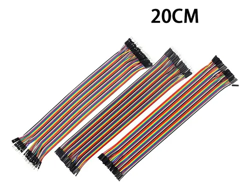 120 Cables Jumpers Dupont H-h, M-m, H-m 20cm Para Protoboard | Meses ... 120 Cables Jumpers Dupont H-h, M-m, H-m 20cm Para Protoboard | Meses ...