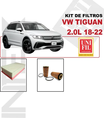 Kit De Filtros Vw Tiguan 2 0l 2018 2019 2020 2021 2022 Cuotas Sin Interés
