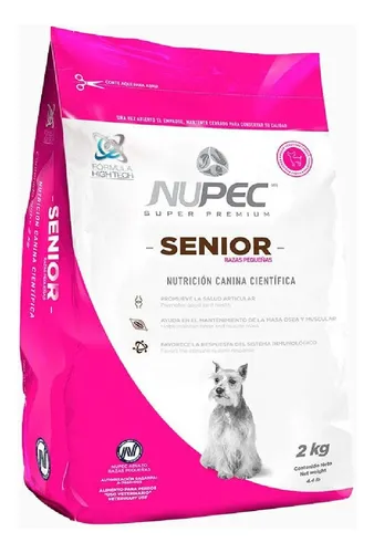 Alimento Nupec Para Perro Raza Pequeña Senior 2kg Saludable | Envío gratis