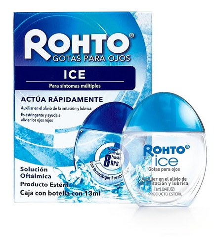 Rohto® Ice Auxiliar En El Alivio De La Irritación Y Lubrica ... Rohto® Ice Auxiliar En El Alivio De La Irritación Y Lubrica ...