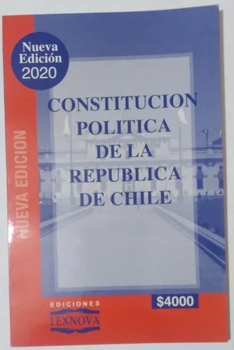 Constitución Política De La República De Chile Nueva Edición En Venta