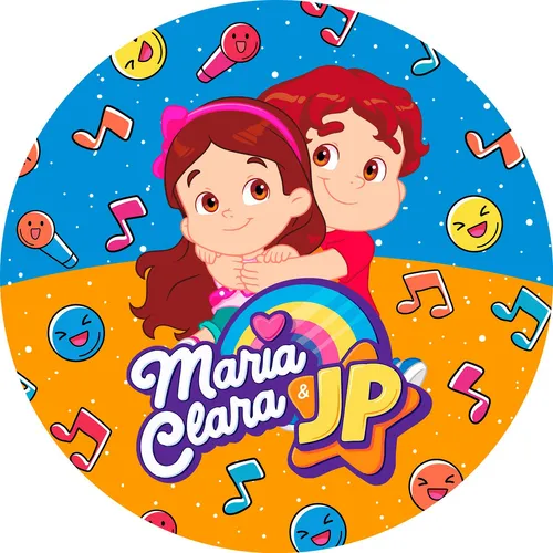Painel Redondo Tecido Sublimado Maria Clara E Jp à venda em Iacri São ... Painel Redondo Tecido Sublimado Maria Clara E Jp à venda em Iacri São ...